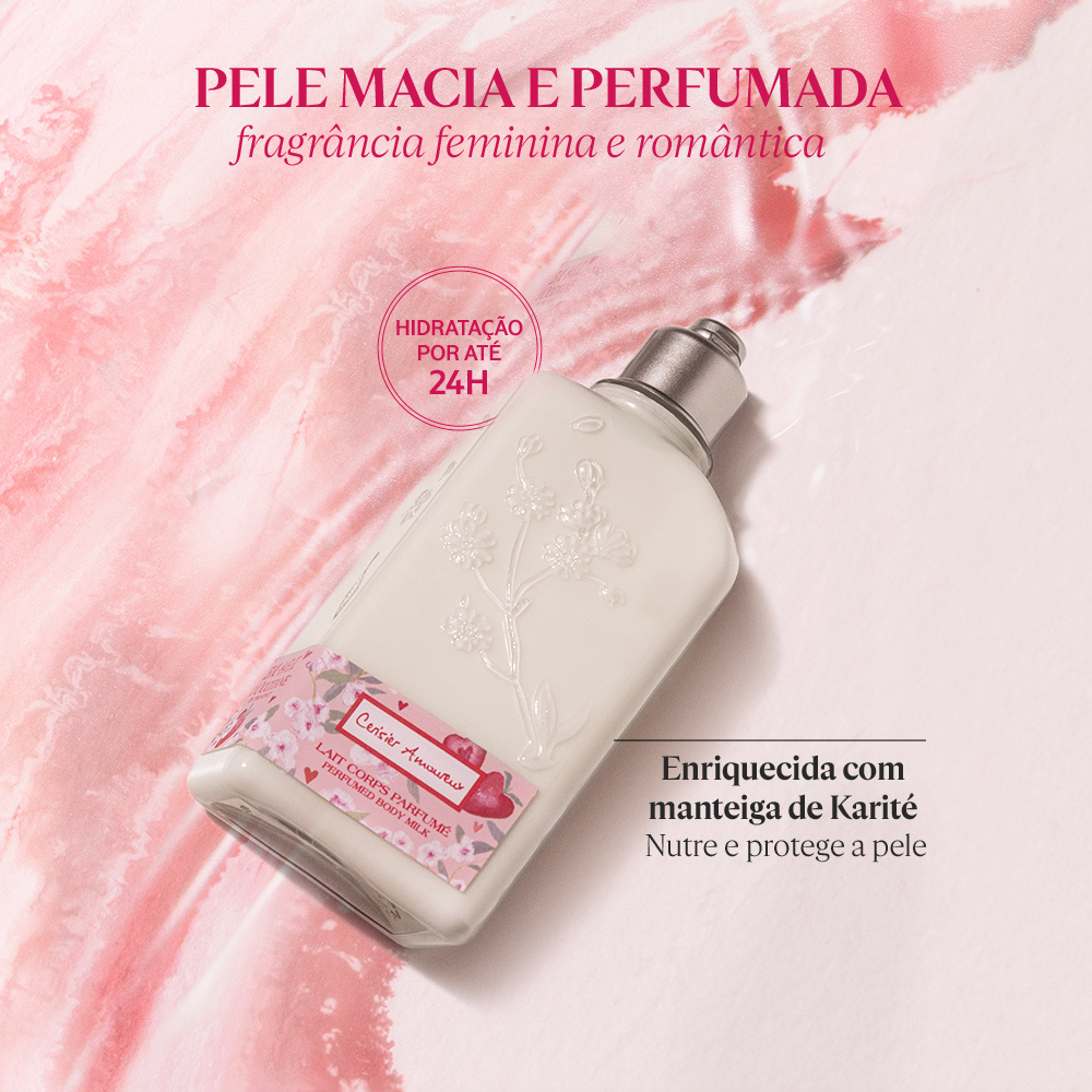 Loção Corporal Cherry Amoureux 250ml | L'Occitane en Provence